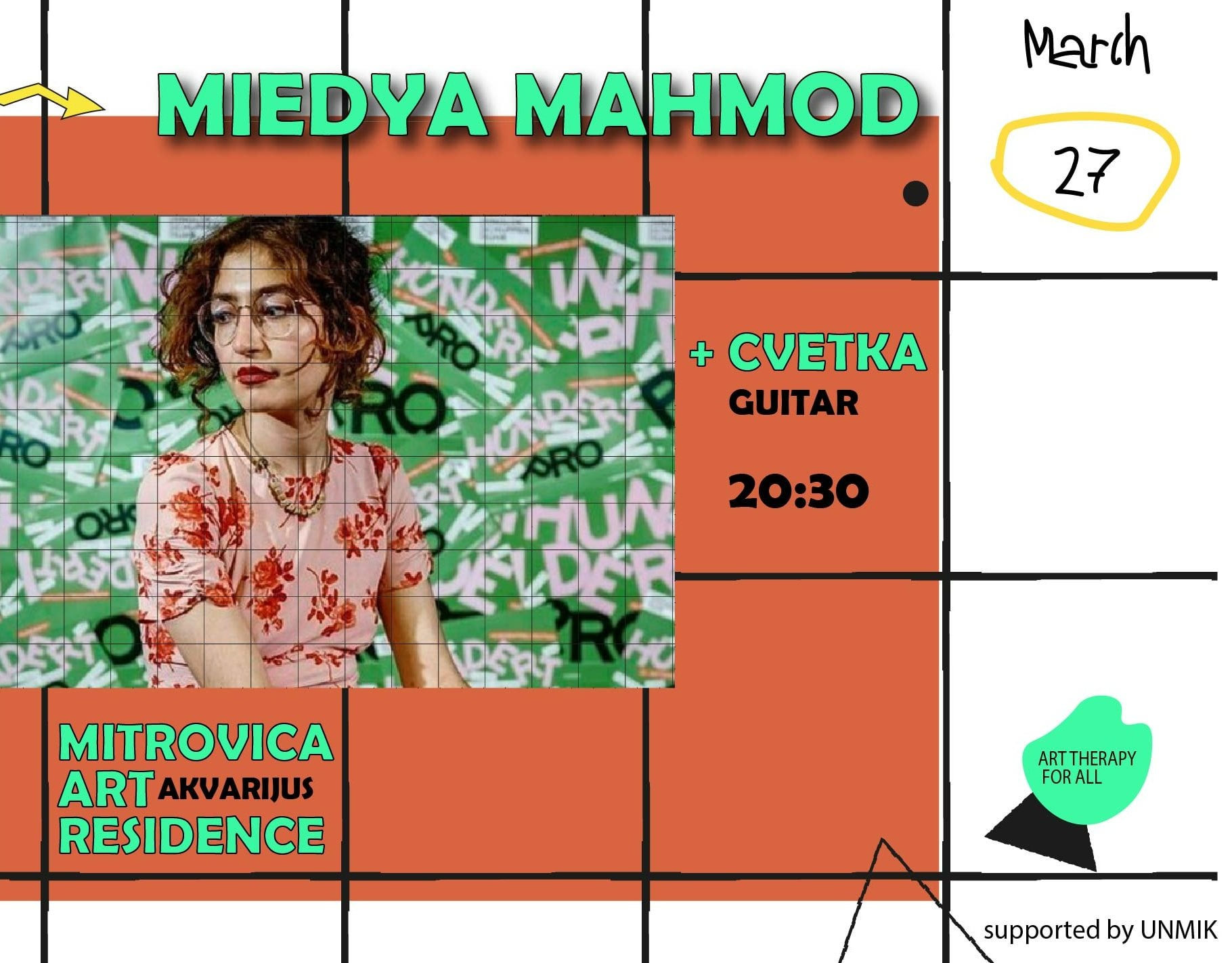 Песникиња Miedya Mahmod у „Акваријусу“ - Akvarijus